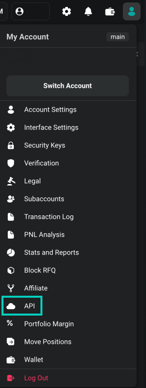 Creating new API key on Deribit – Deribit Support