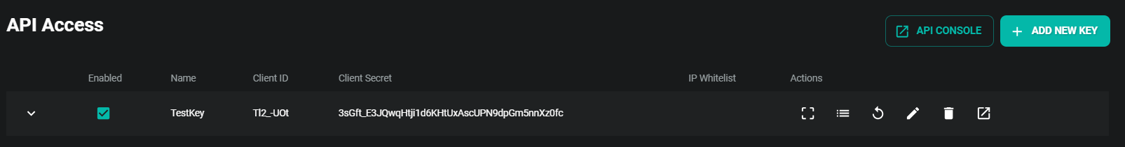 Creating new API key on Deribit – Deribit Support