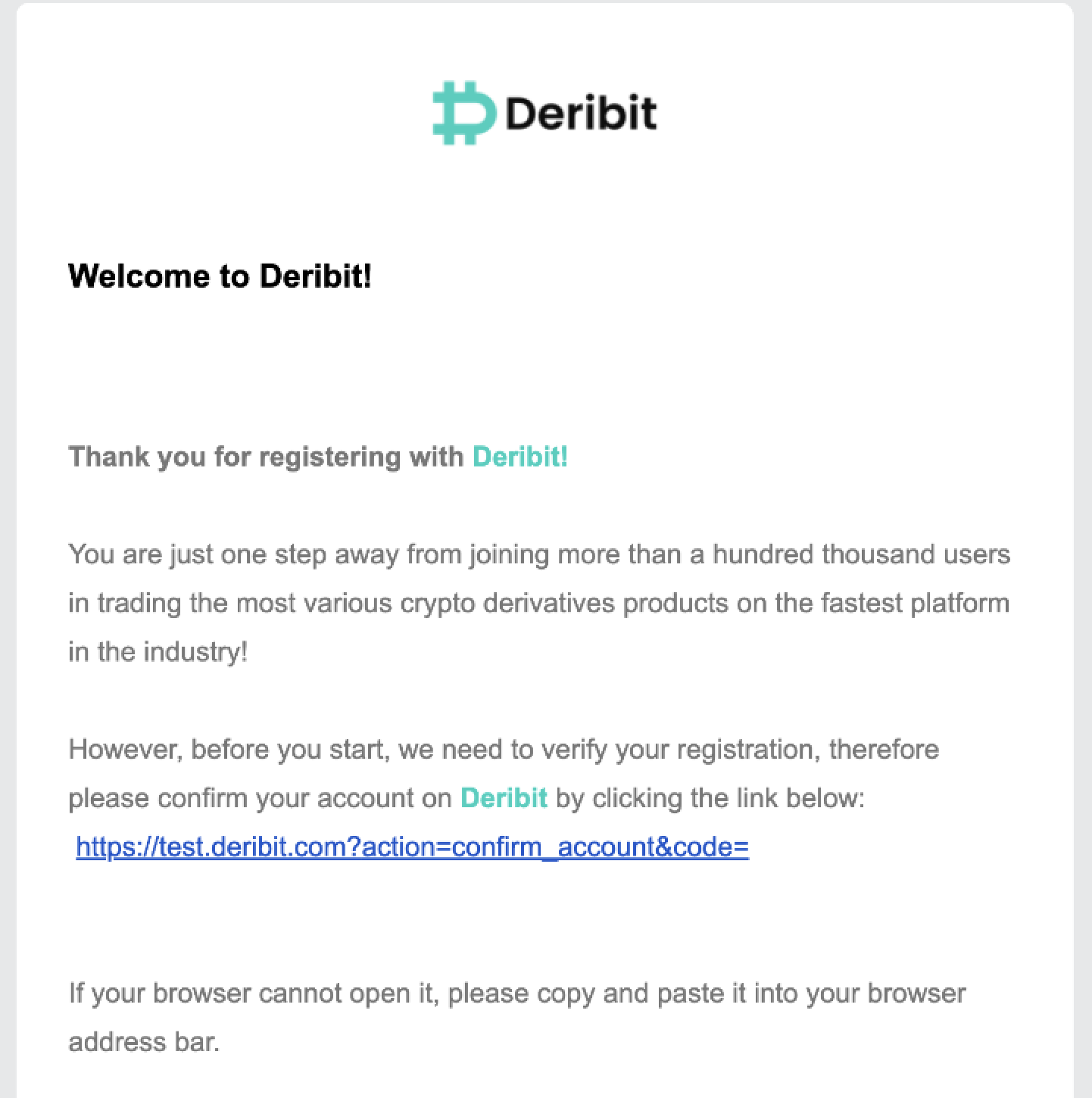 How to register on Deribit – Deribit Support