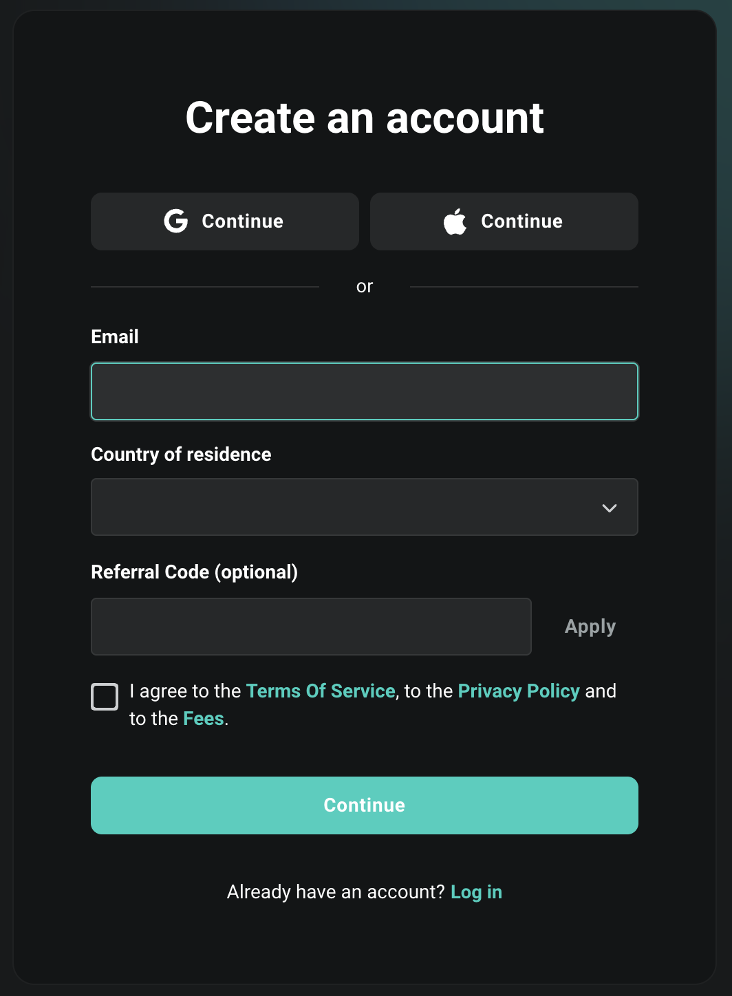 How to register on Deribit – Deribit Support